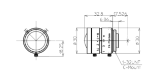 Kowa LM6JC - 6mm F/1.4 Compact Lens - Sale $129